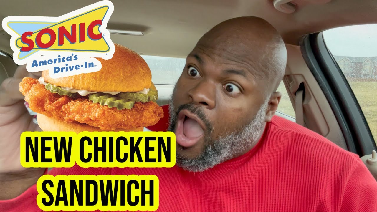 @sonicdrivein CHICKEN SLINGER SANDWICH REVIEW | NEW MENU ITEM | #SONIC ...
