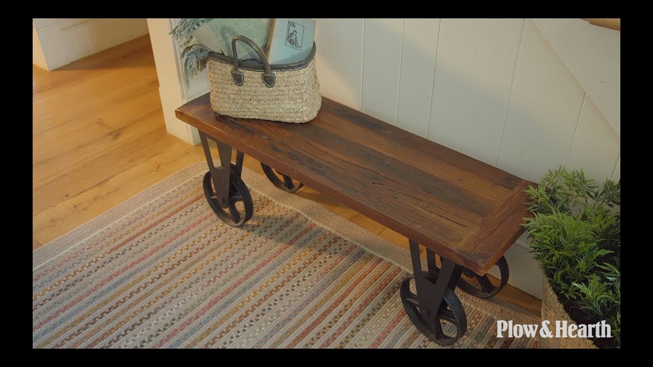 Allegheny Coffee Table with Wheels - YouTube