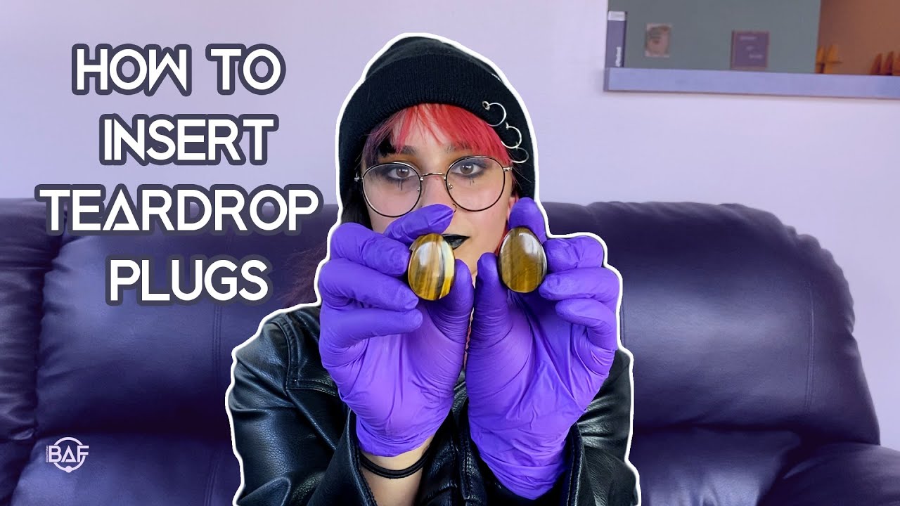 How to Insert Teardrop Plugs - YouTube
