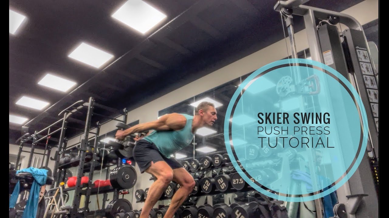 Skier swing push press tutorial - YouTube