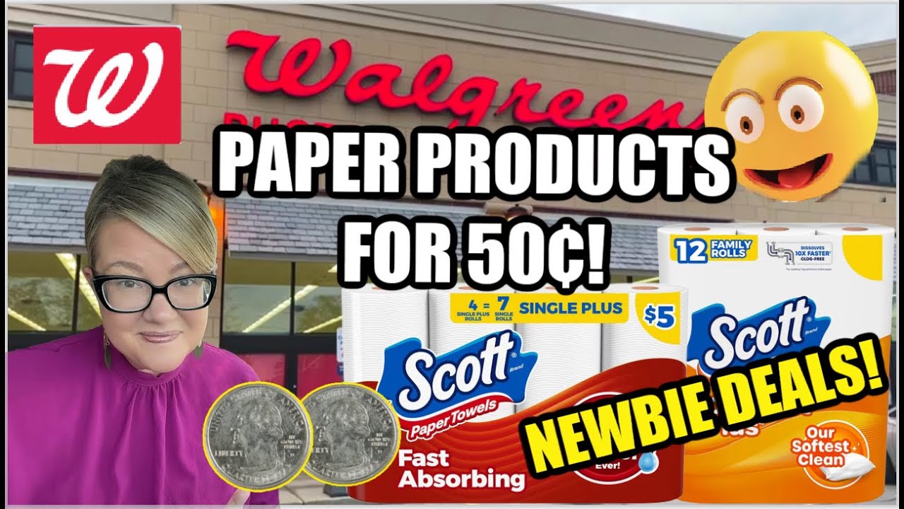 WALGREENS NEWBIE DEALS (2/16 - 2/22) | **Grab 50¢ Paper Products! 😱 ...