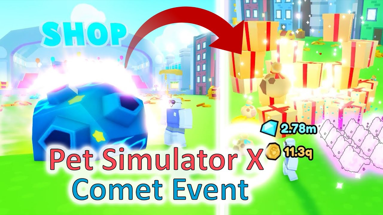 😮 New Comet Event 😄 - Pet Simulator X *New Update* - YouTube