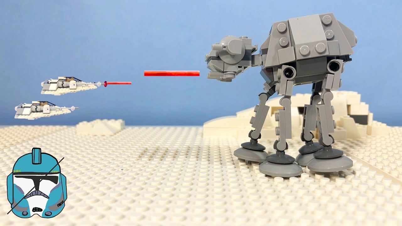 Lego Star Wars AT-AT Attack (Stop Motion) - YouTube
