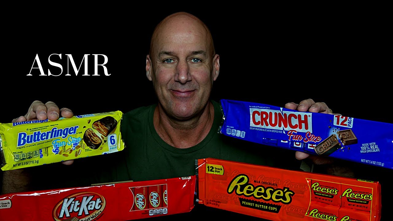 ASMR: MY FAVORITE CHOCOLATE CANDY BARS (EATING SOUNDS) SOFT SPOKEN ...