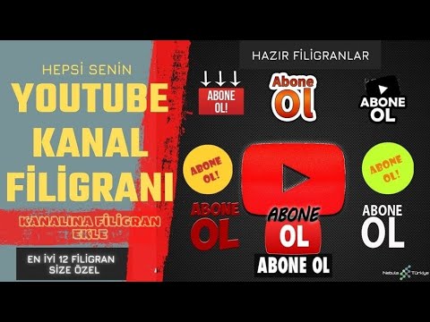 YouTube Abone Ol Butonu Ekleme - YouTube Filigranı ( Hazır Filigran Desteğiyle )