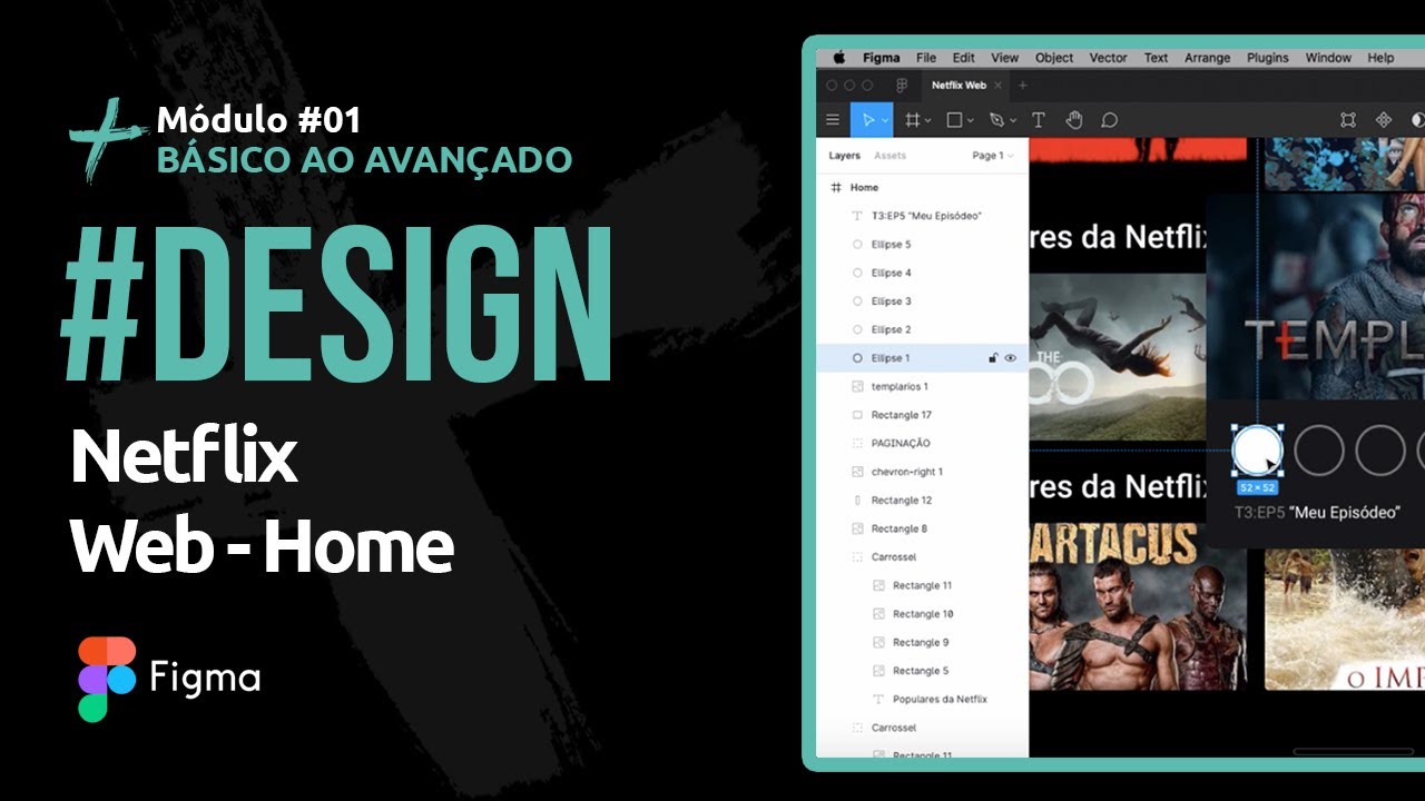 [Design] #06 - Clonando a Netflix Web (Tela Home) c/ Figma - YouTube