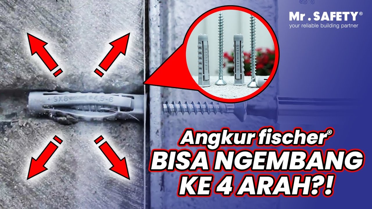 Cara Pengaplikasian Angkur fischer SX Pada Bata Ringan - YouTube