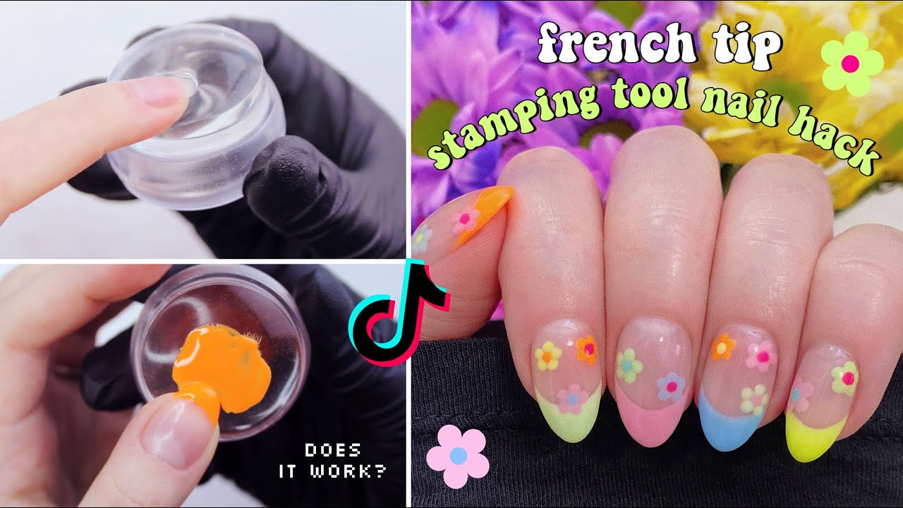 TESTING VIRAL TIK TOK STAMPING TOOL FRENCH TIP HACK | The Beauty Vault ...