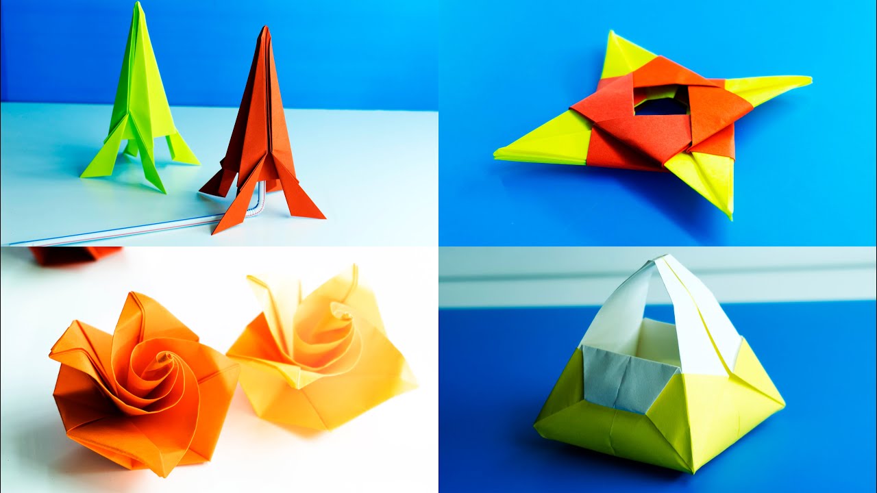 4 Easy and Cool Origami and Paper Craft Ideas #19 - YouTube