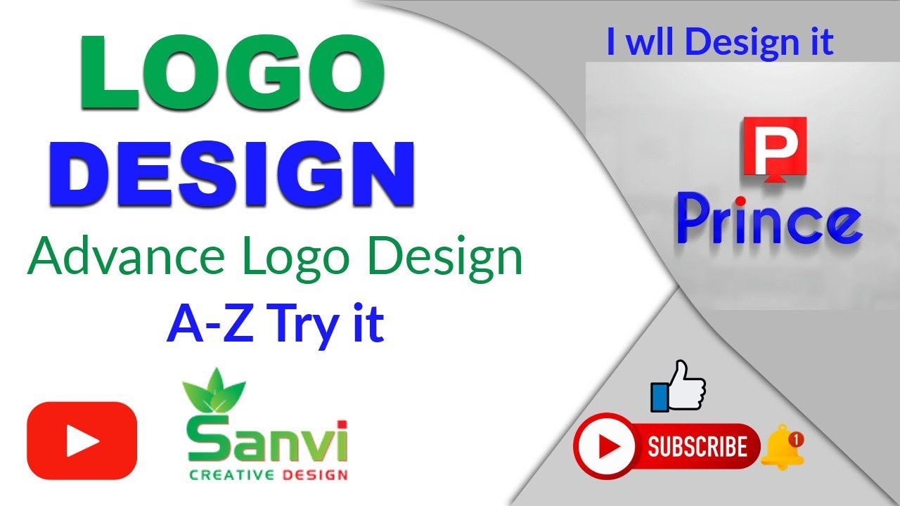LOGO DESIGN Graphics Design With Sanvi Creative Design - YouTube