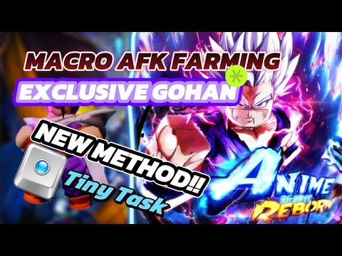 How To AFK MACRO EXCLUSIVE GOHAN in Anime Reborn NEW UPDATE!! - YouTube