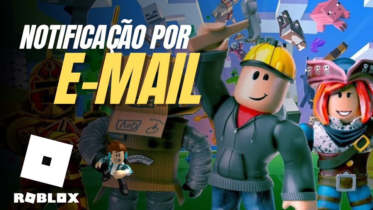 Como configurar as notificações por e mail no Roblox - YouTube