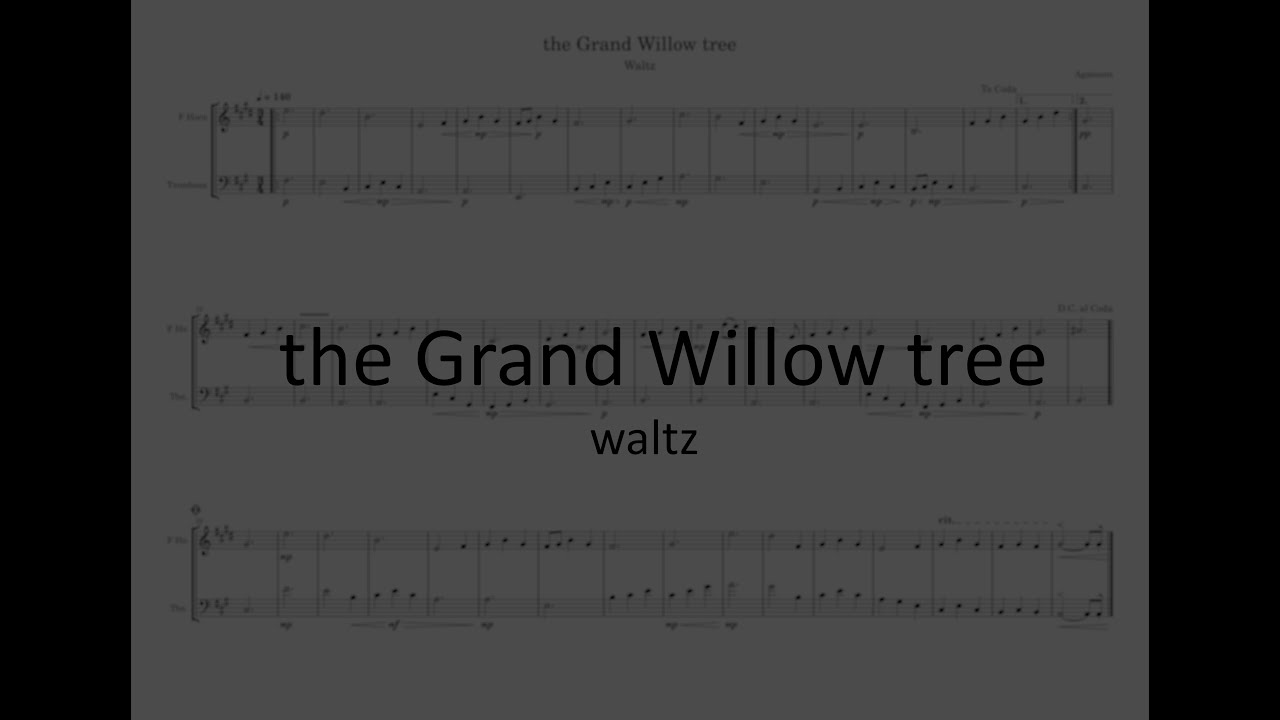 the Great Willow tree (waltz) - YouTube