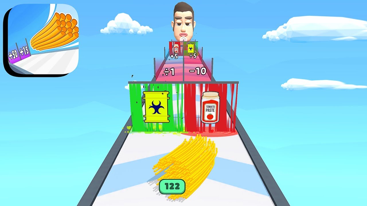 NOODLE MASTER 3D GAMEPLAY | ALL LEVELS PART 9 - YouTube