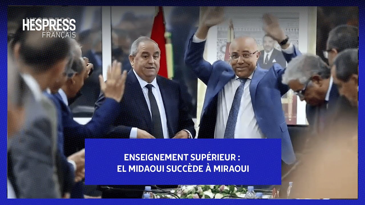 Enseignement supérieur El Midaoui succède à Miraoui - YouTube