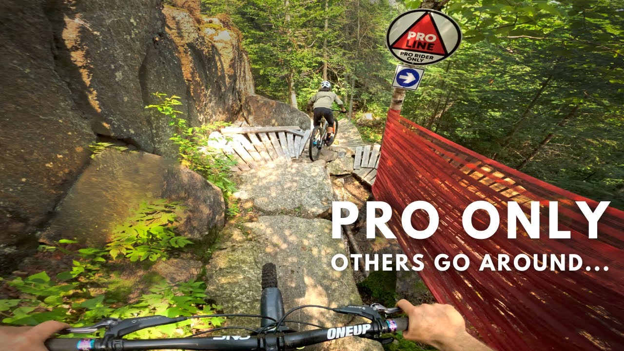 If you are not a Pro Rider, go around... - YouTube