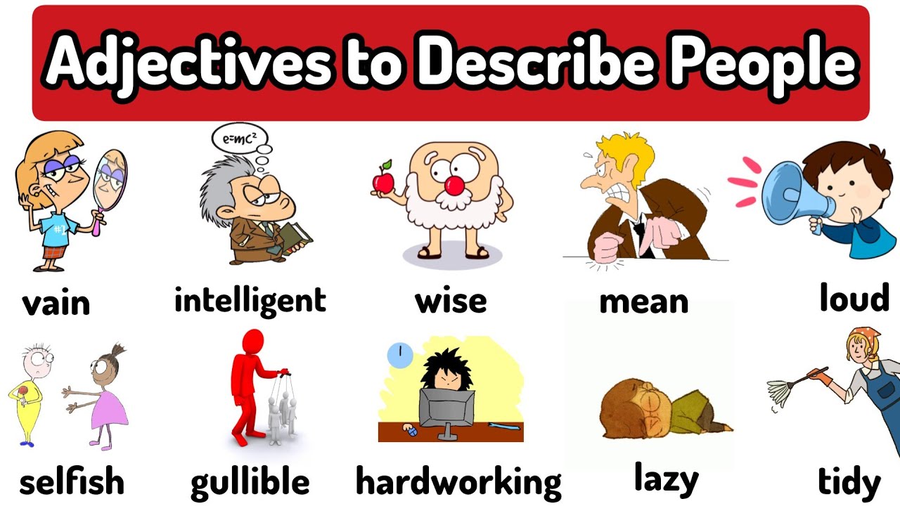 +50 adjectives to describe people | MUST-KNOW adjectives - YouTube