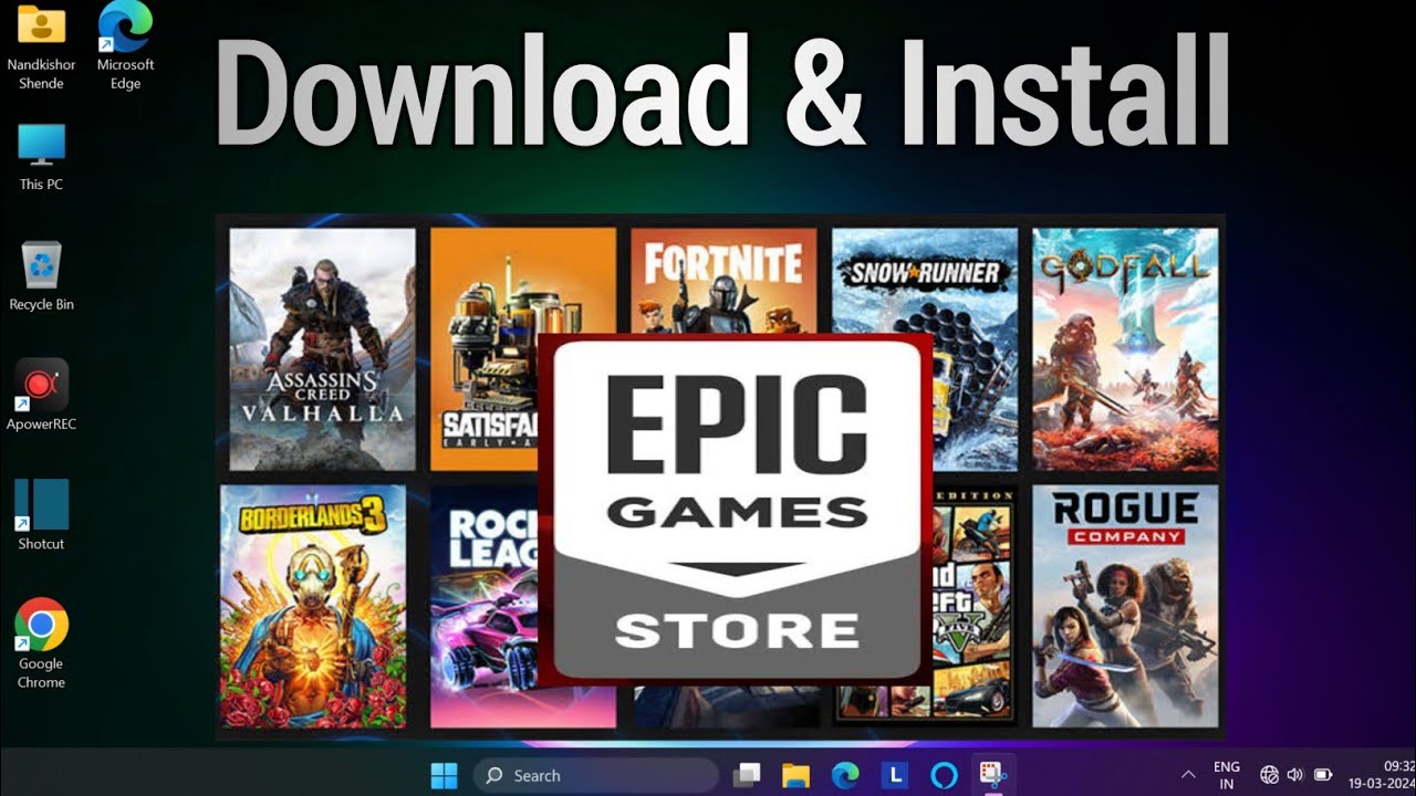 How to Download and Install EPIC Games Store | Epic Games Launcher ...