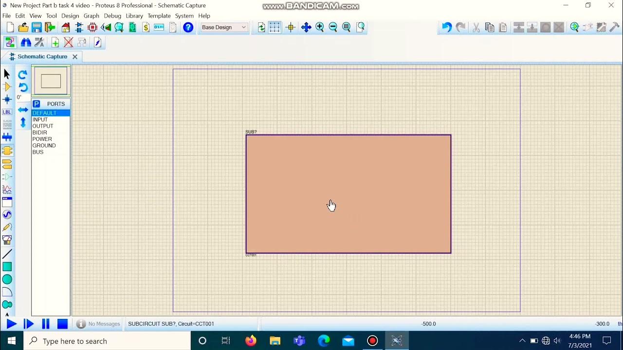Proteus 4 - 2 Encoder Circuit using Sub Circuit Mode - YouTube