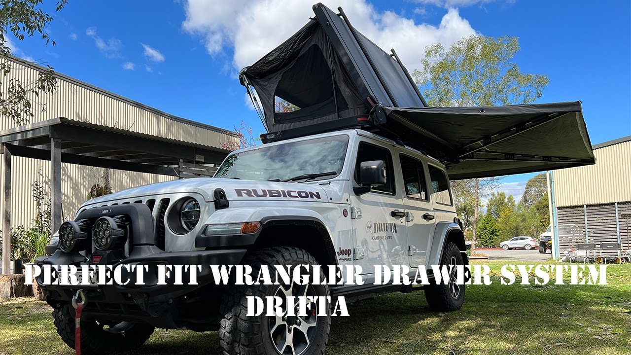 JEEP WRANGLER - DRIFTA CUSTOM MADE DRAWER SYSTEM - YouTube