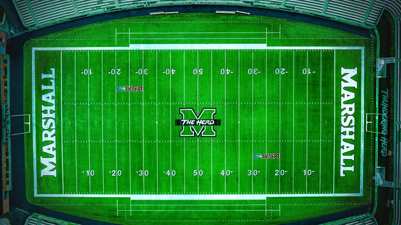 Marshall University - Thundering Herd- Joan C. Edwards Stadium - YouTube