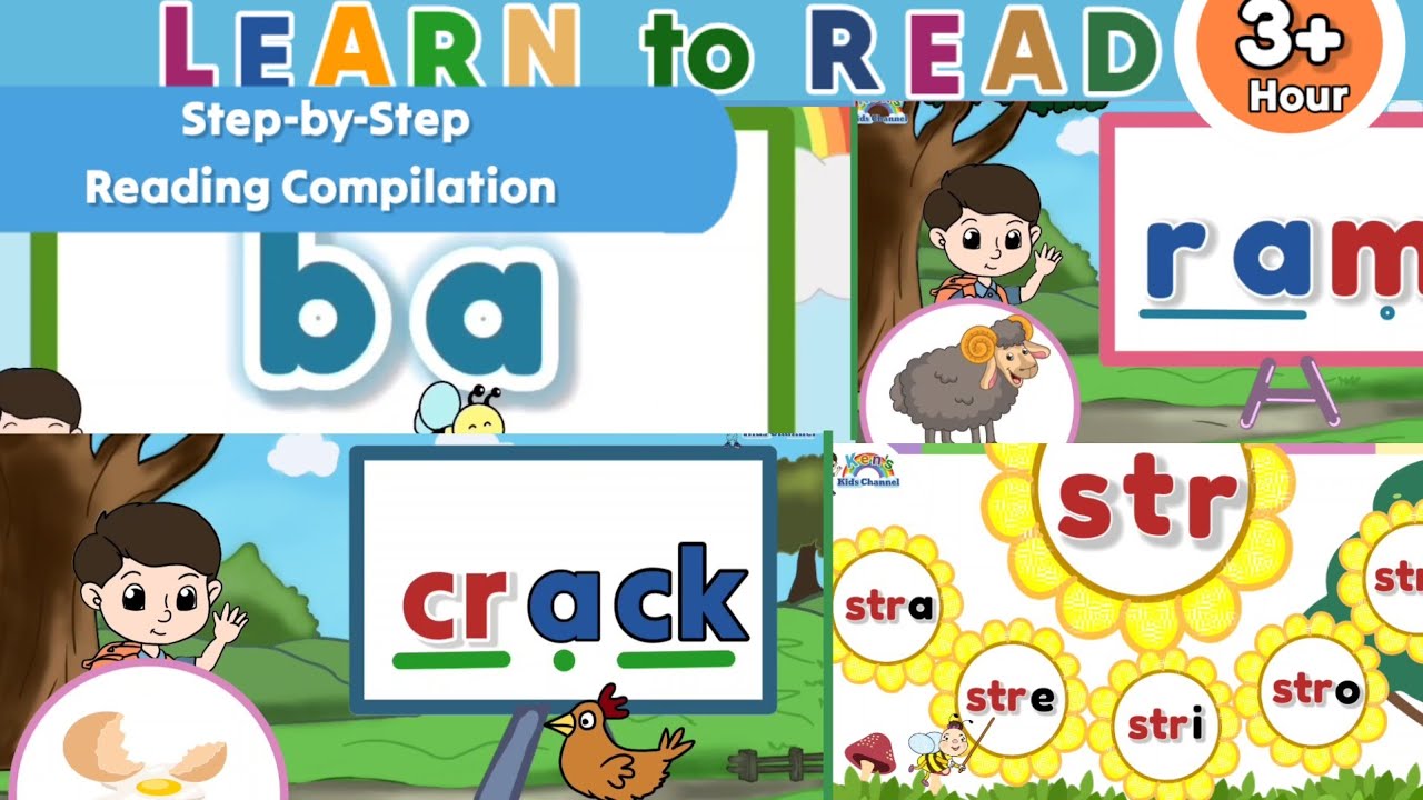 Two-Letter Blends, CVC Words, Consonant Blends, & Sentence Reading ...