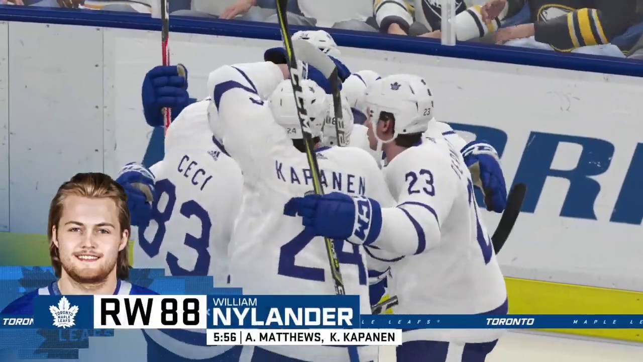 NHL 20 - Toronto Maple Leafs Vs Buffalo Sabres Gameplay - NHL Season ...