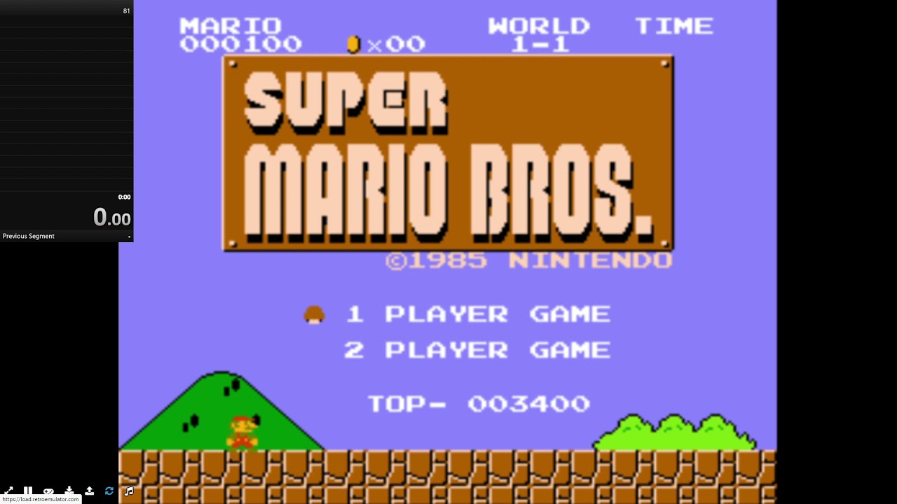SMB1 fire flower 1-1 pb 26.93 - YouTube