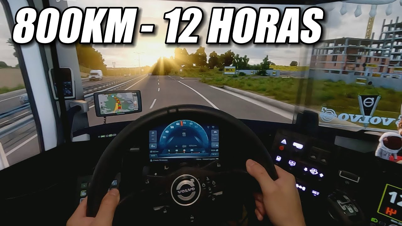 EURO TRUCK SIMULATOR 2 - VIAGEM LONGO DE VOLVO FH ONBOARD REALISTA ...