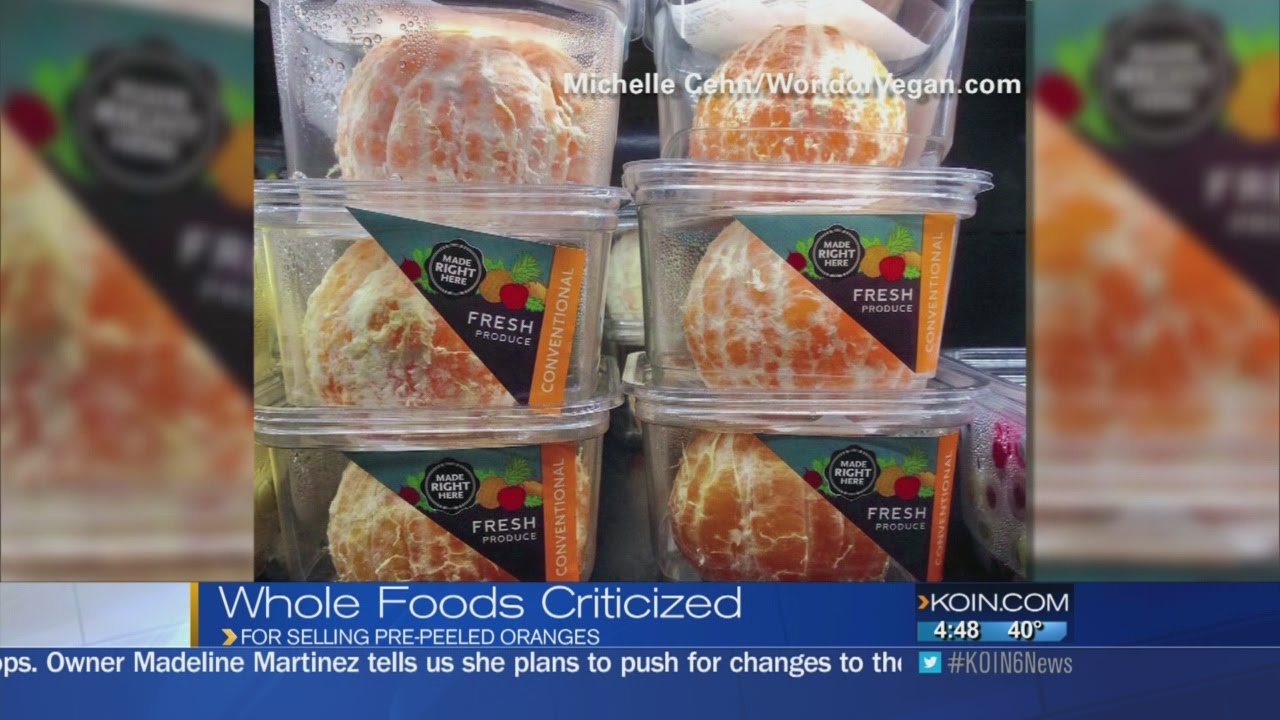 Pre-peeled oranges - YouTube
