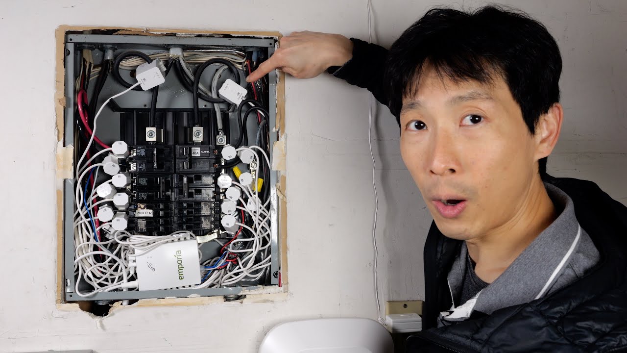 Monitor 240V Electric Usage using the Emporia Home Energy Monitor - YouTube