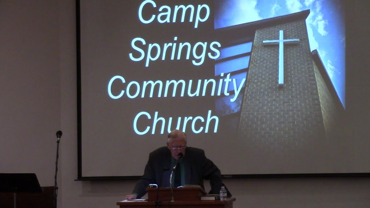 Camp Springs Community Church, Clinton, MD 2024 09 01 James 2:1-7 - YouTube