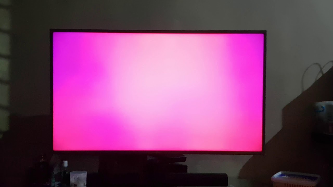 LG Tv UH6500 49 inches DIRTY SCREEN EFFECT - YouTube