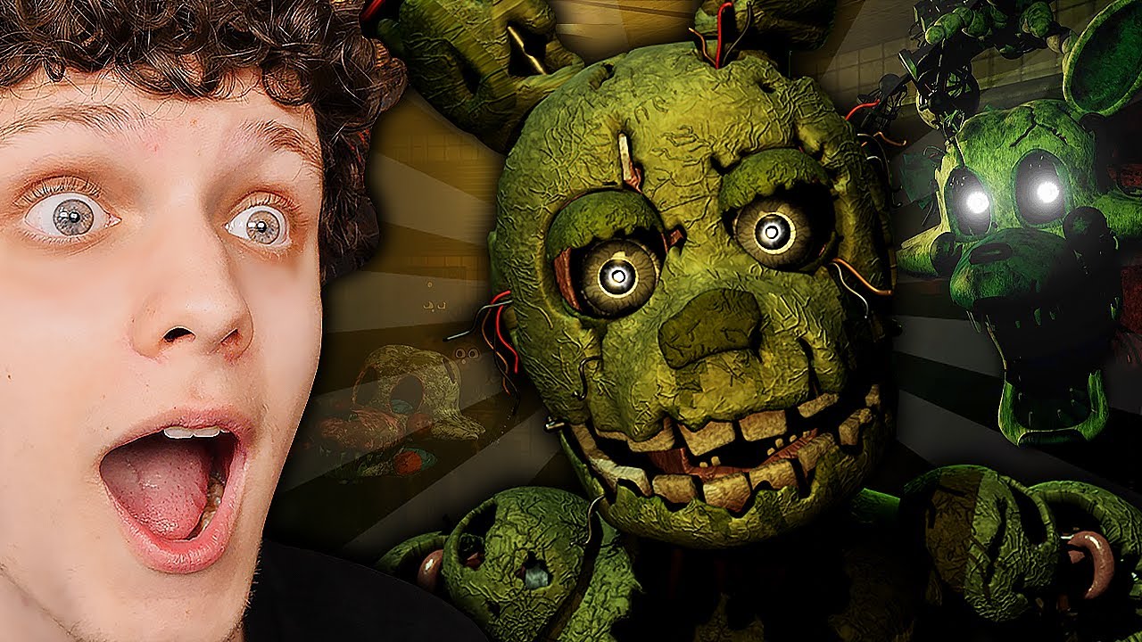 UMA NOITE COM O SPRINGTRAP! FNAF One Night at Springtrap's - YouTube