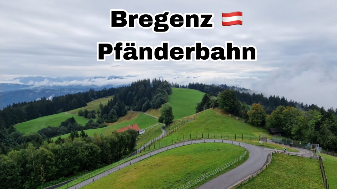 Bregenz Pfänderbahn | Pfänder - Der Berg am Bodensee Austria 2022 - YouTube