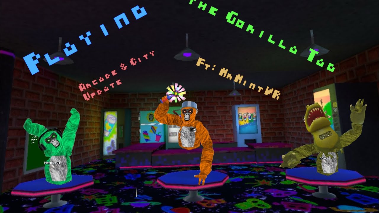Playing the Gorilla Tag Arcade and City Revamp!!! - YouTube