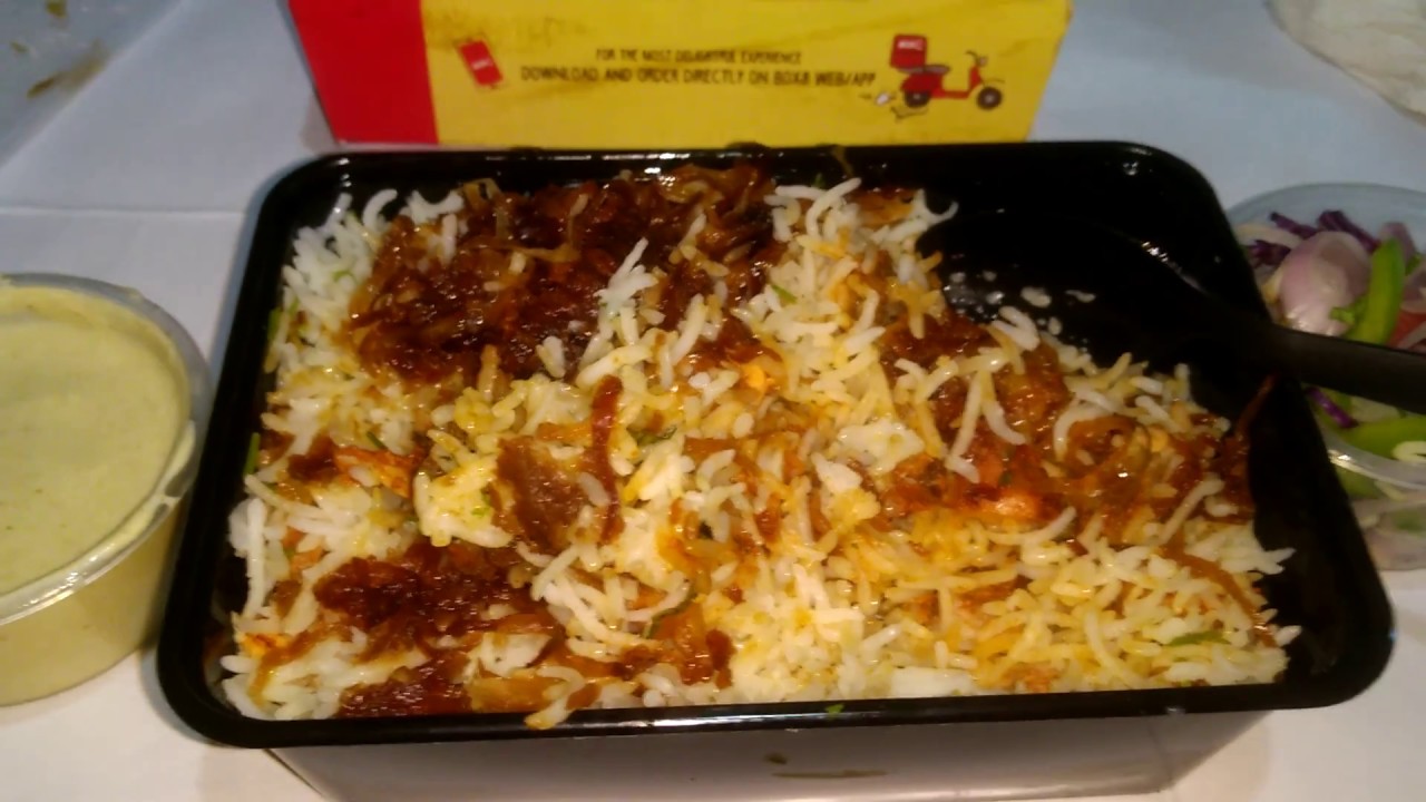 CHICKEN TIKKA BIRYANI - BOX8 - YouTube