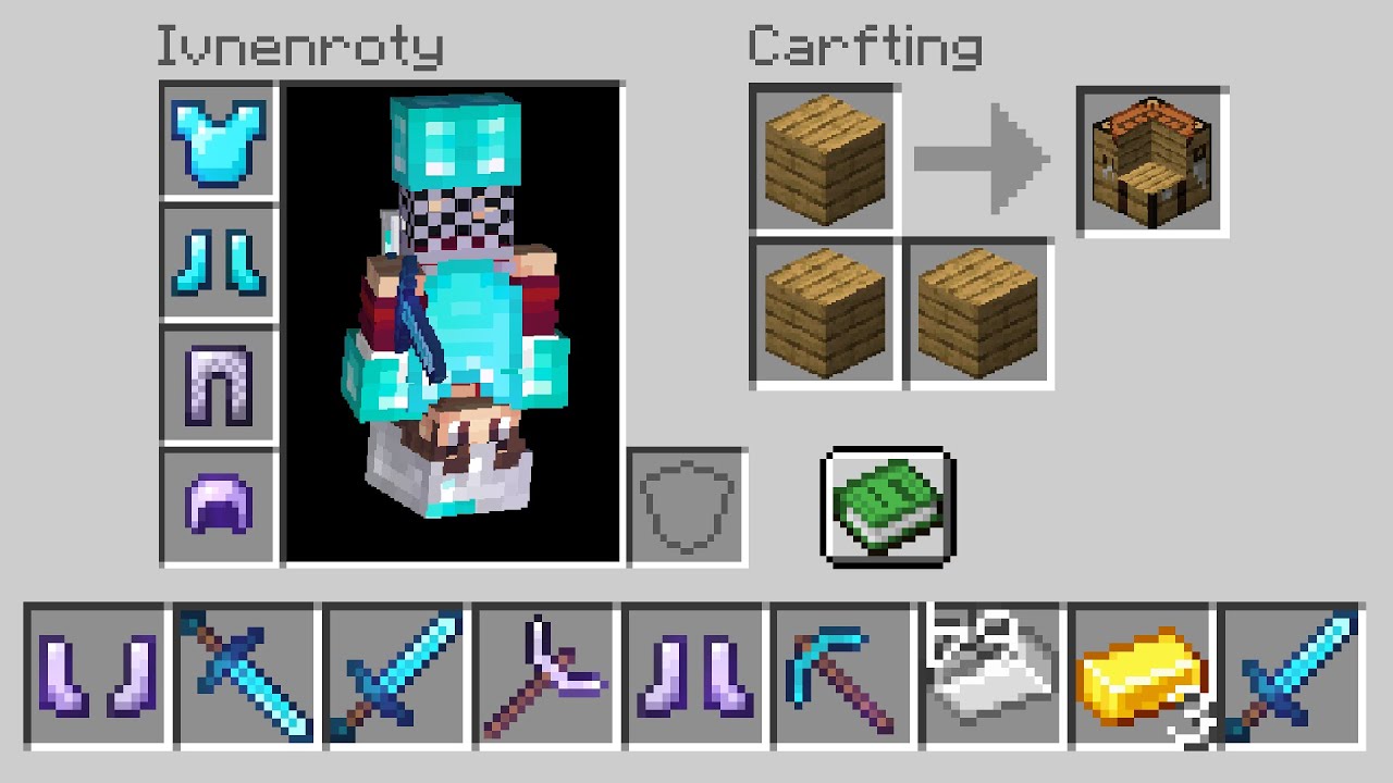 Minecraft, But i added Inventory Randomizer.. - YouTube