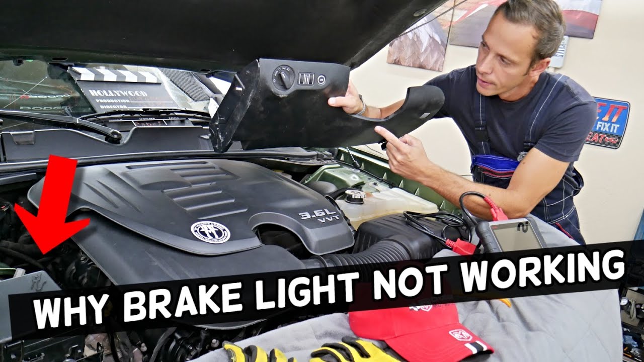 WHY BRAKE LIGHT, STOP LIGHT DOES NOT WORK ON DODGE CHARGER - YouTube