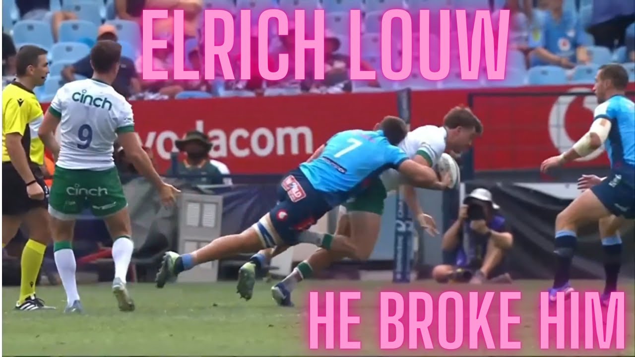 Elrich Louw Breaks George Furbank #rugbyunion #springbok #tackle # ...