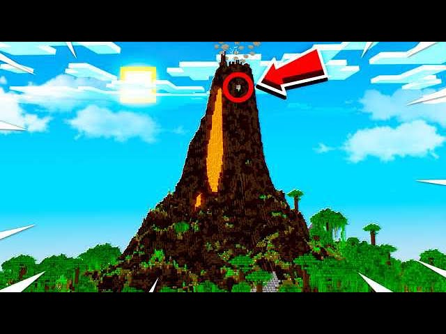Minecraft Volcano Minecraft Tutorial And Guide