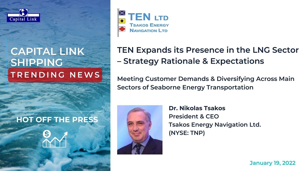 TEN Expands its Presence in the LNG Sector – Strategy Rationale ...