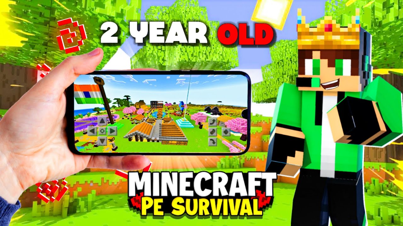 VISITING MY OLDEST MINECRAFT PE SURVIVAL WORLDS 🥹🔥 - YouTube