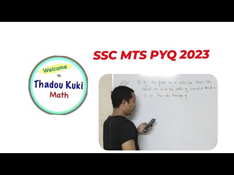 SSC MTS PYQ| Thadou Kuki Math - YouTube