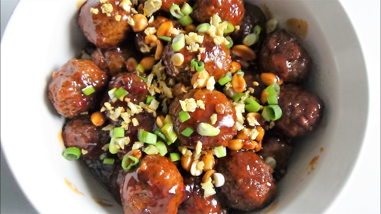 General Tso's Meatballs - YouTube