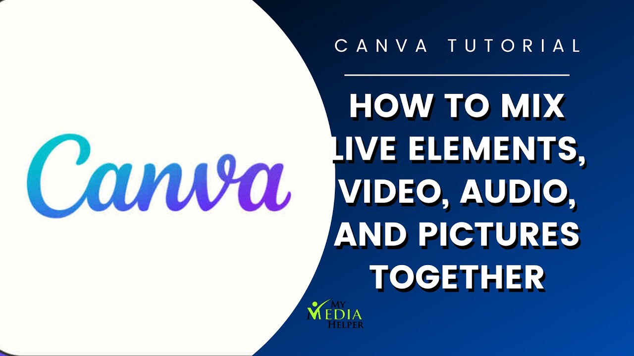 How To Mix Live Elements, Video, Audio, and Pictures Together In Canva ...