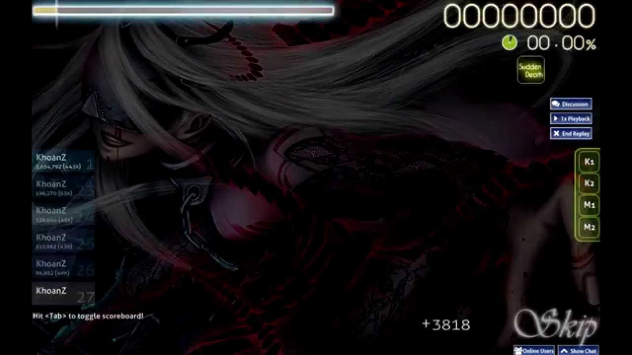 Deadman Wonderland DWB feat Fade One Reason Osu! - YouTube