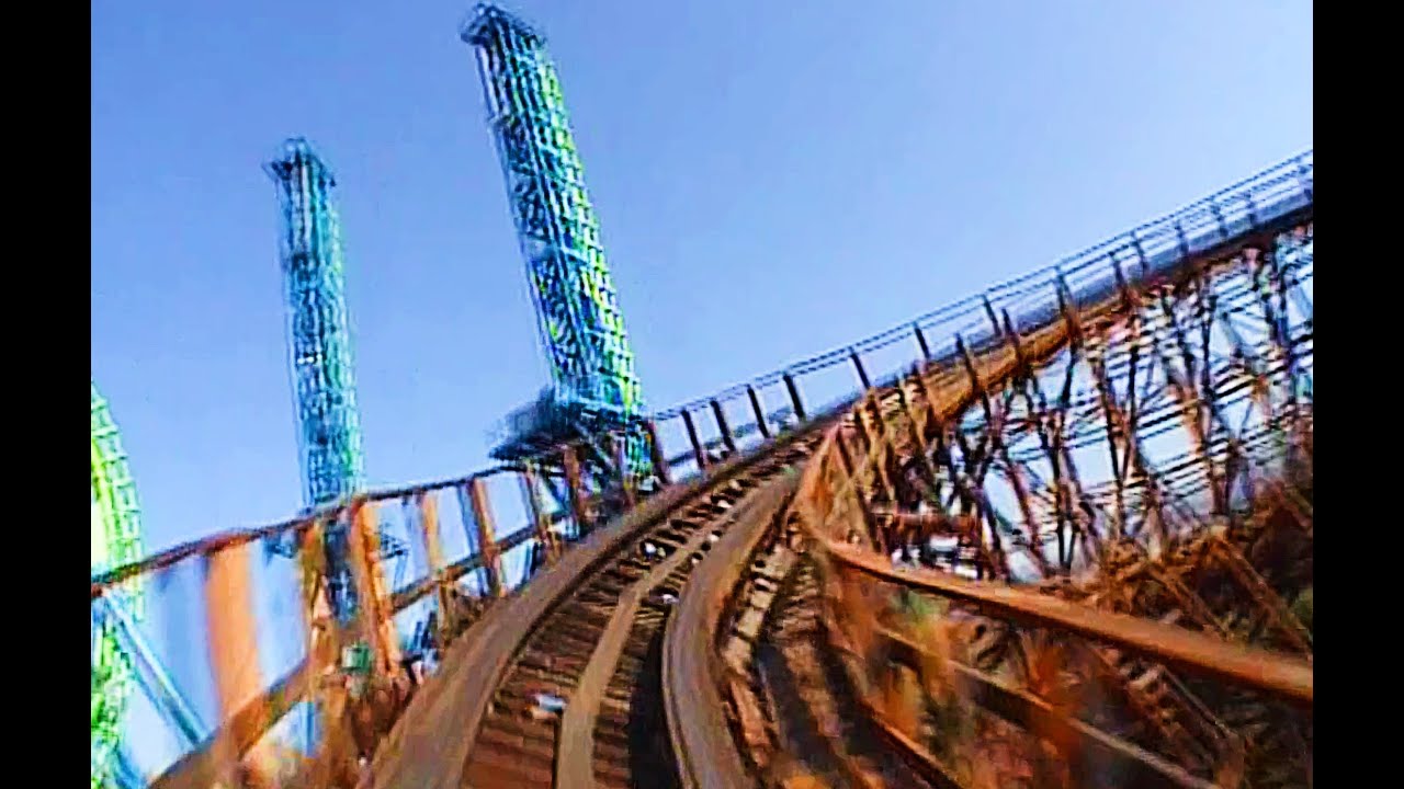 Psyclone (2002 Off-Ride Footage and Front Seat POV) - Six Flags Magic ...