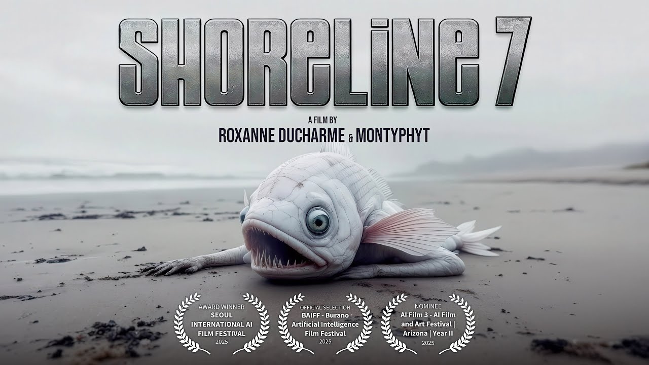SHORELINE 7 — Archival Footage of Coastal Creatures (AI Sci-Fi) - YouTube