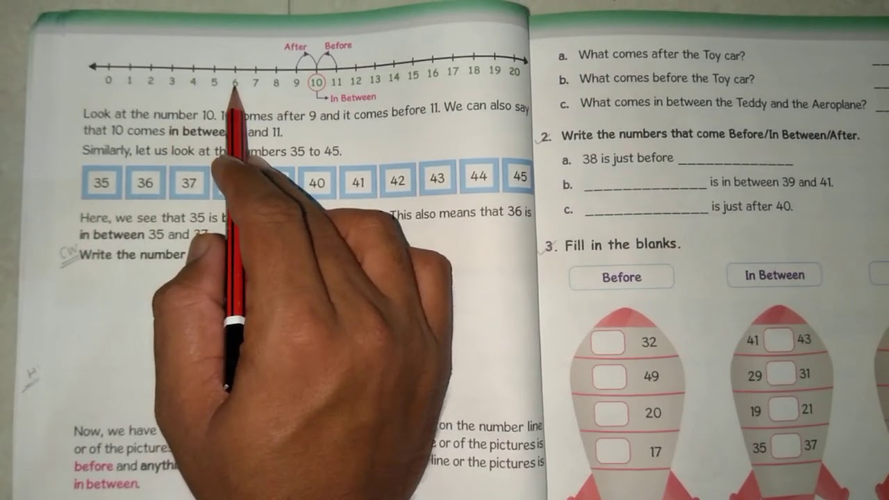 In Between Number | Number Line | Class-1 | Prismart | AHPS Dewas - YouTube